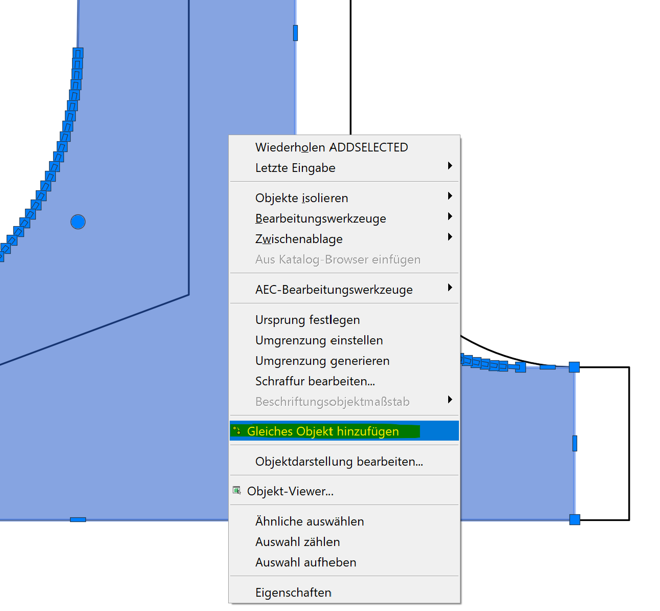 Bearbeiten einer Schraffur mit AEC-Werkzeugen - CAD-Technik Nelkel GmbH